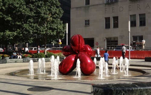 Jeff Koons “Balloon Flower” | The Greer Journal