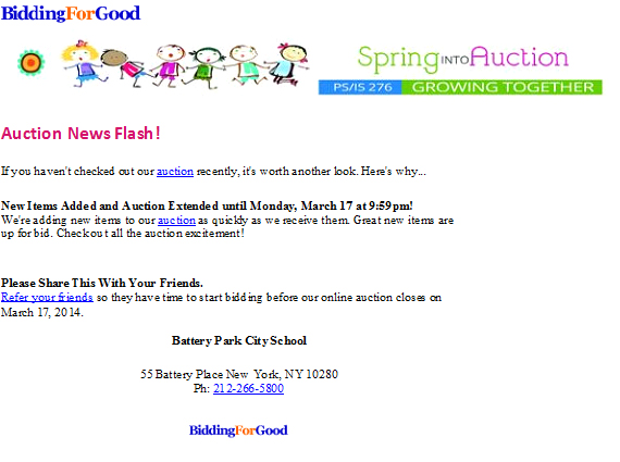 PS 276 auction raises $200,000 | The Greer Journal